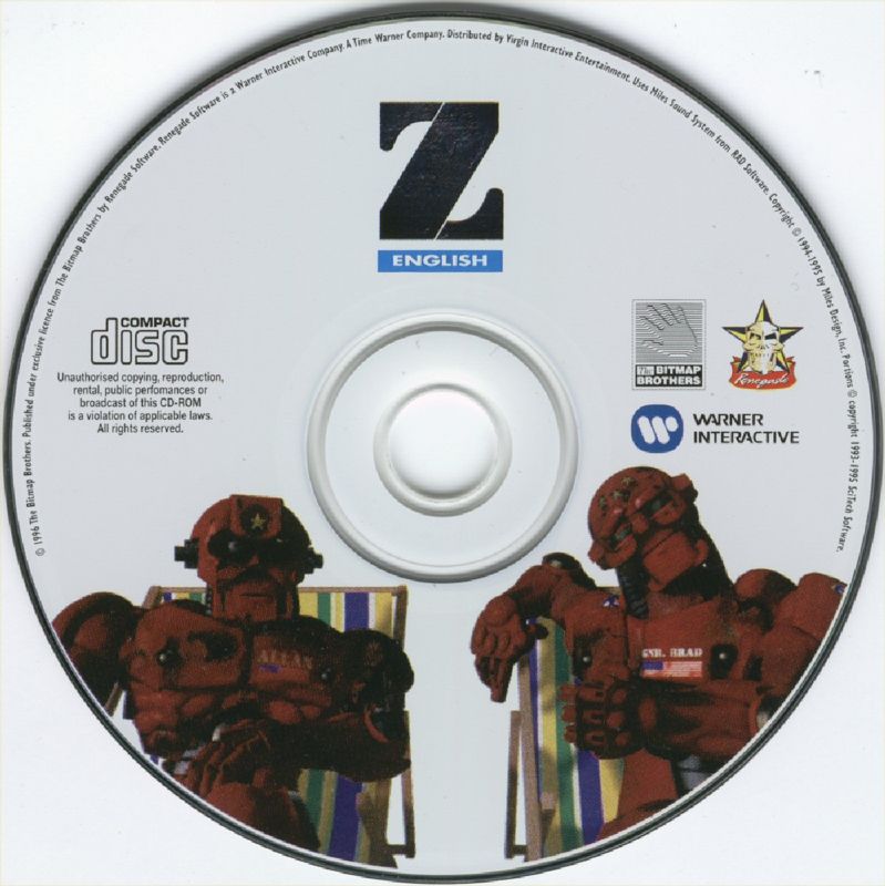 Z cover or packaging material - MobyGames