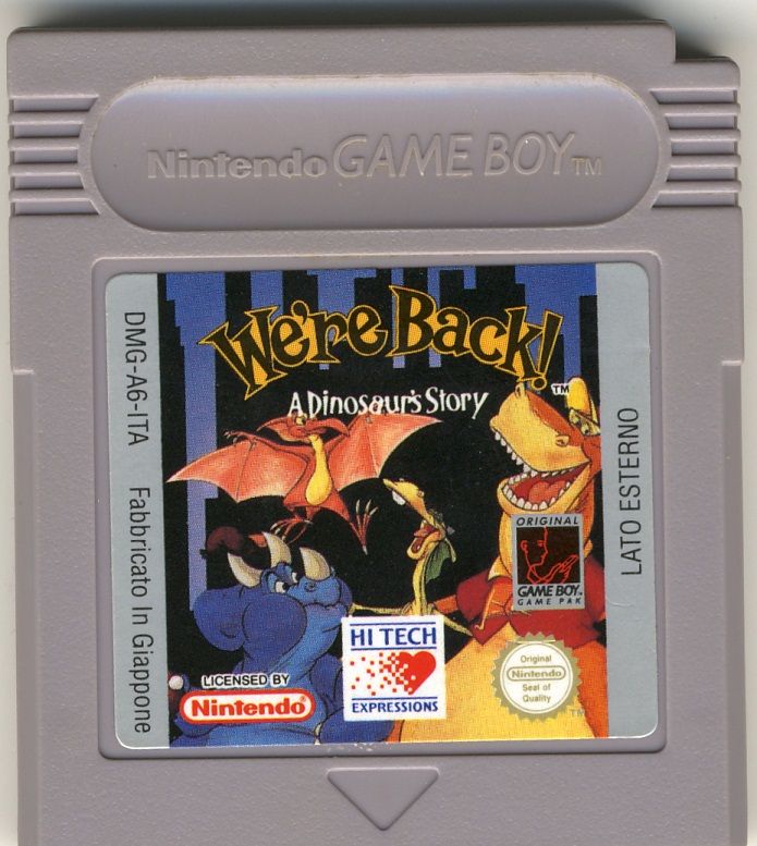 We're Back! cover or packaging material - MobyGames