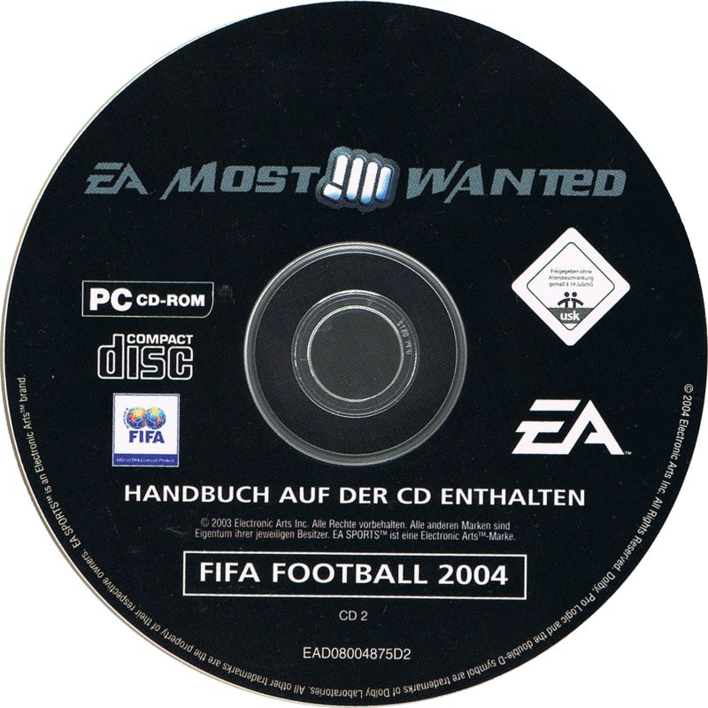 FIFA Soccer 2004 cover or packaging material - MobyGames