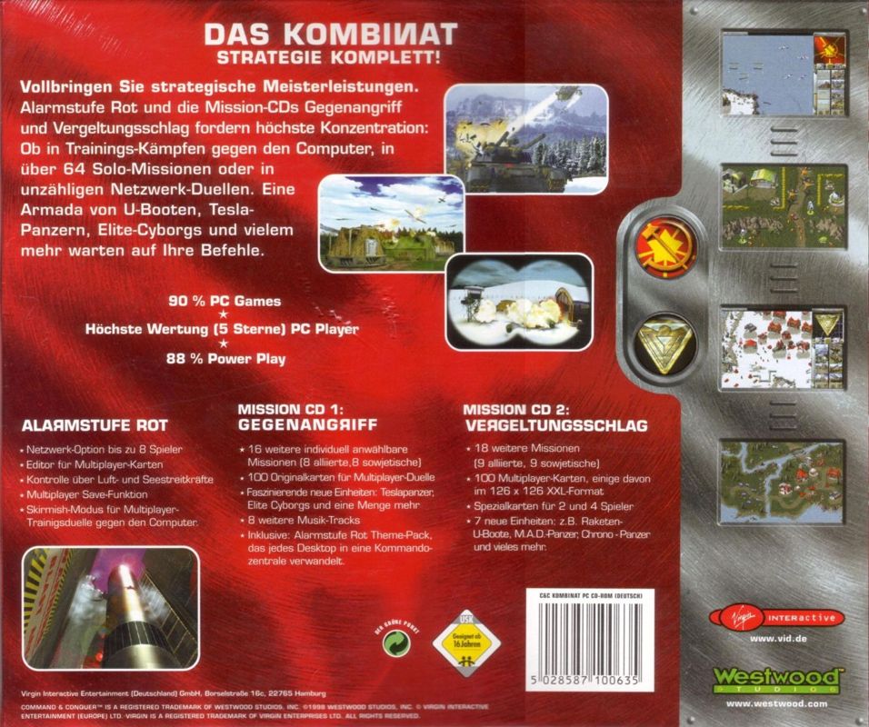 Command & Conquer: Red Alert - The Domination Pack cover or packaging ...