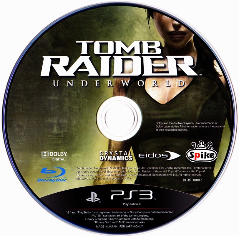Tomb Raider: Underworld cover or packaging material - MobyGames