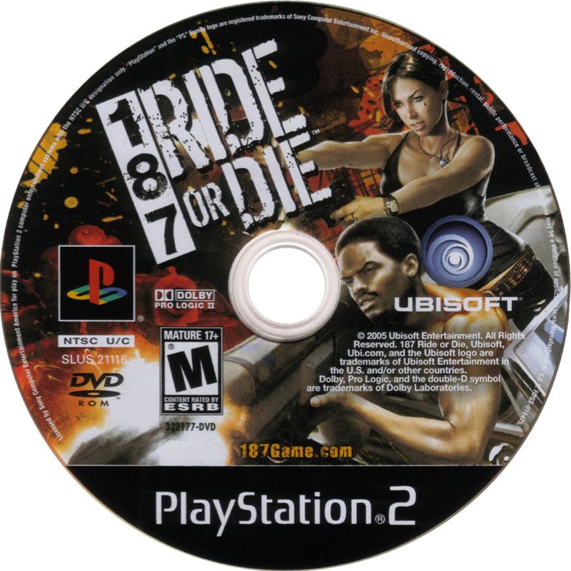 187: Ride or Die cover or packaging material - MobyGames