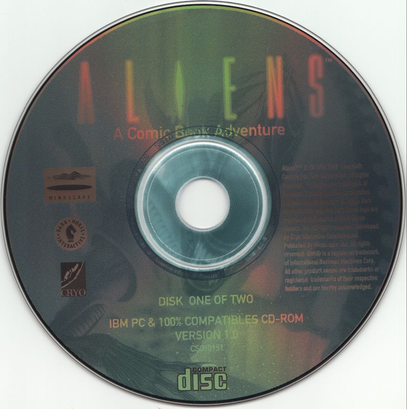 Aliens: A Comic Book Adventure cover or packaging material - MobyGames
