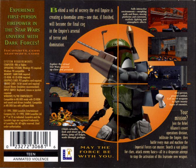 Star Wars: Dark Forces cover or packaging material - MobyGames