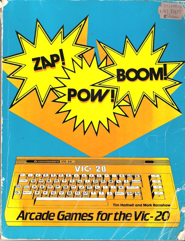 ZAP! POW! BOOM! Arcade Games for the Vic-20 (1982) - MobyGames