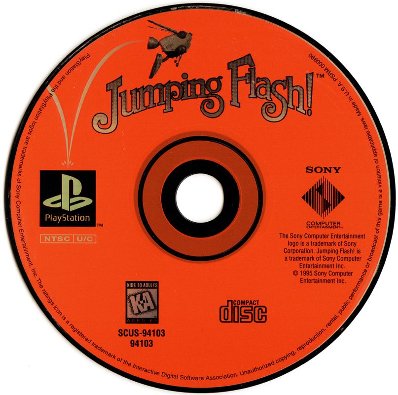 Jumping Flash! cover or packaging material - MobyGames
