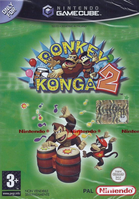 Donkey Konga 2 cover or packaging material - MobyGames