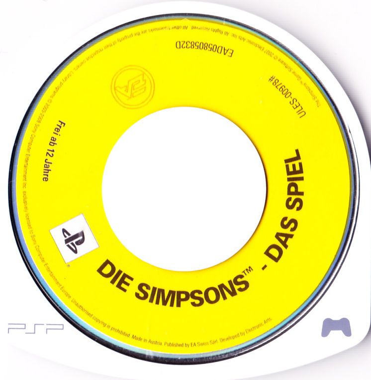 The Simpsons Game cover or packaging material - MobyGames
