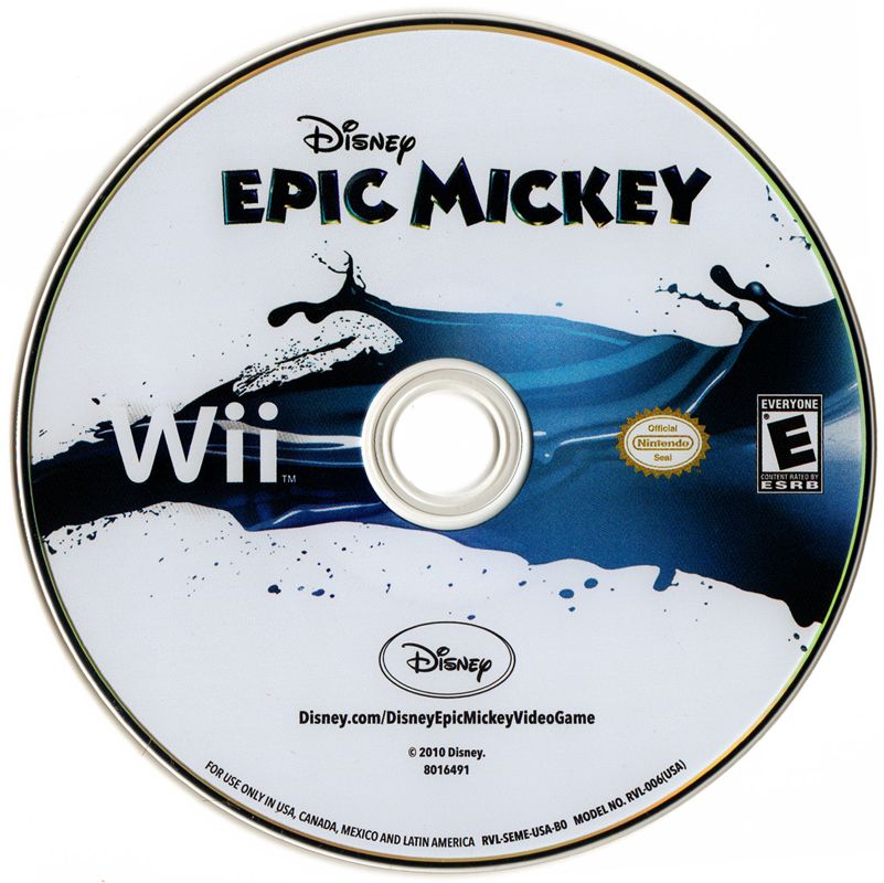 Disney Epic Mickey cover or packaging material - MobyGames