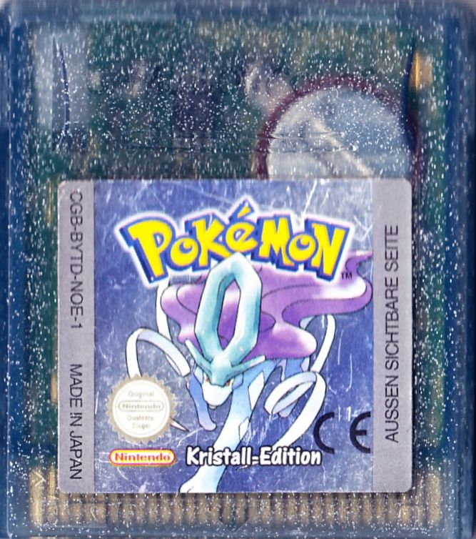 Pokémon Crystal Version cover or packaging material - MobyGames