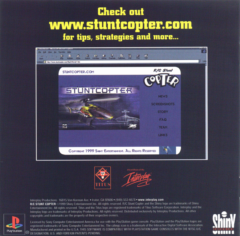 R/C Stunt Copter cover or packaging material - MobyGames