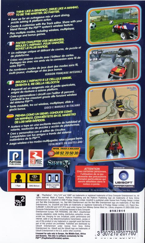 GripShift cover or packaging material - MobyGames