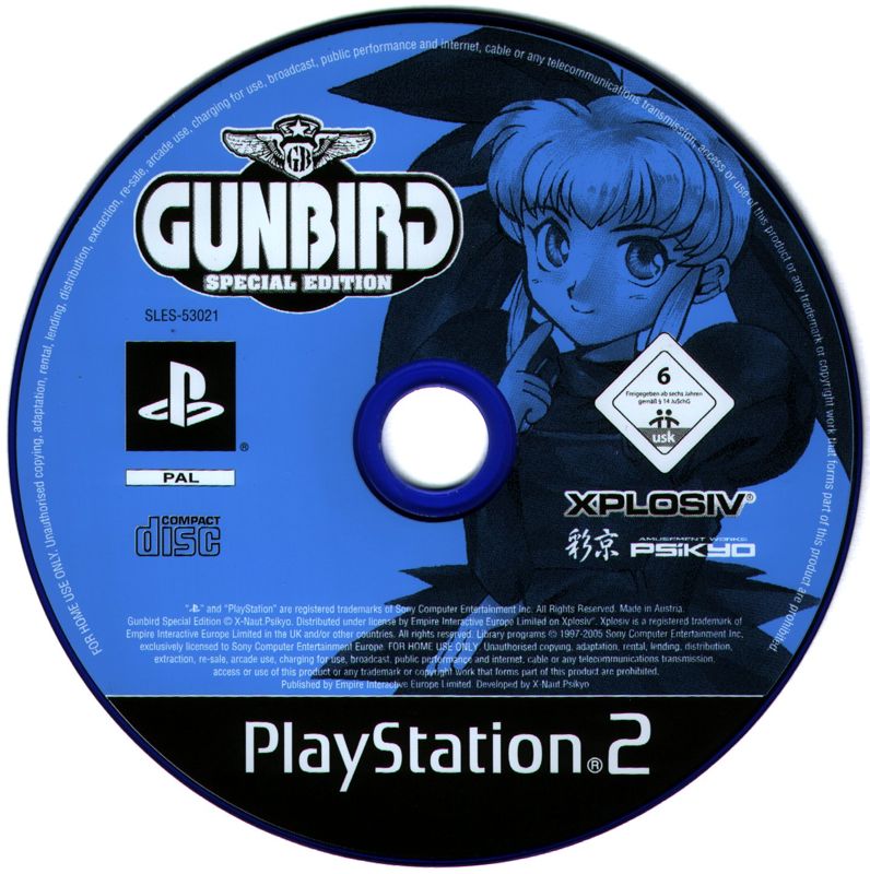 Gunbird: Special Edition cover or packaging material - MobyGames