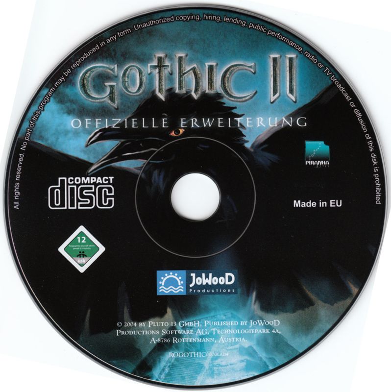 Gothic II: Limited Gold Edition cover or packaging material - MobyGames