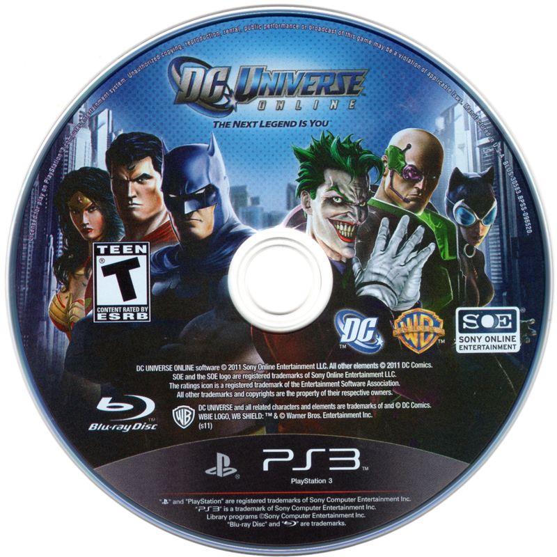 DC Universe Online cover or packaging material - MobyGames
