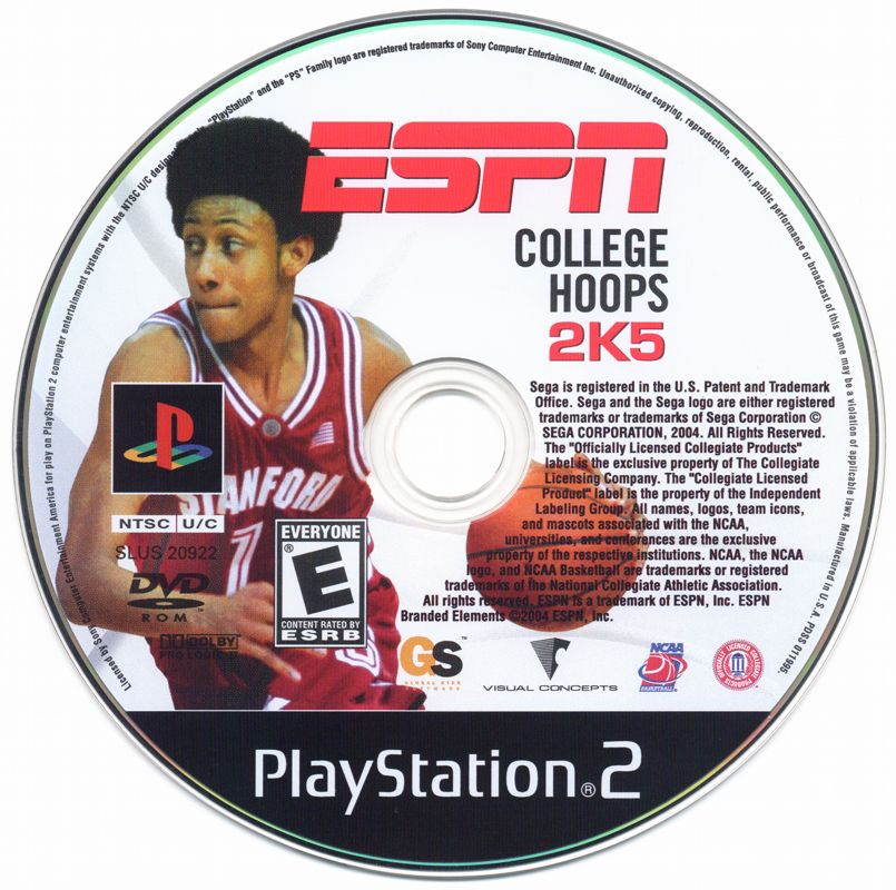 ESPN College Hoops 2K5 cover or packaging material - MobyGames