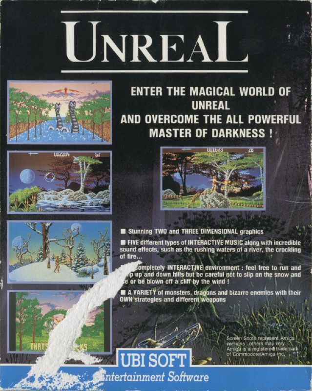 Unreal cover or packaging material - MobyGames