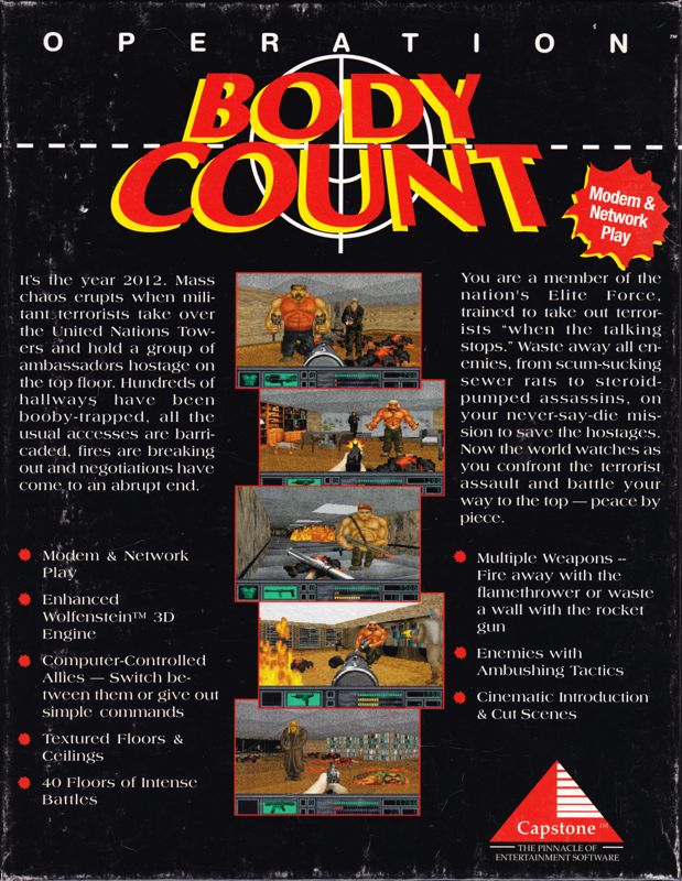 Operation Body Count cover or packaging material - MobyGames