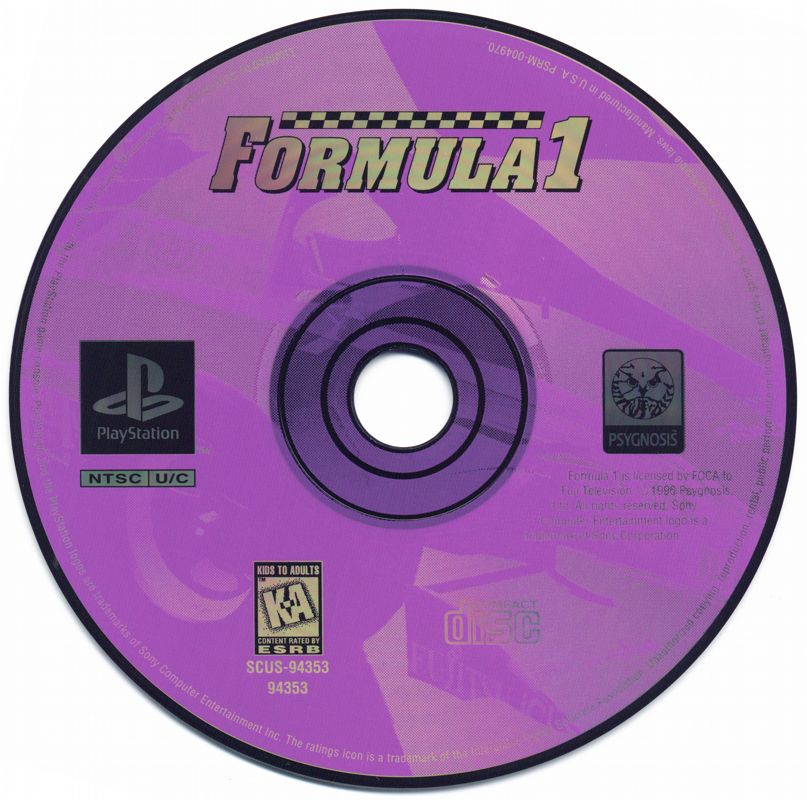 Formula 1 cover or packaging material - MobyGames