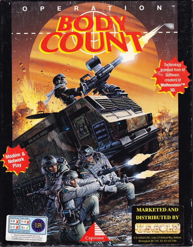 Operation Body Count cover or packaging material - MobyGames