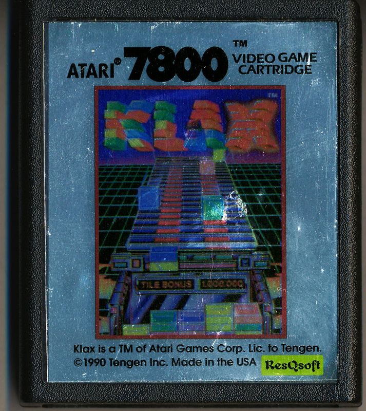 Klax cover or packaging material - MobyGames