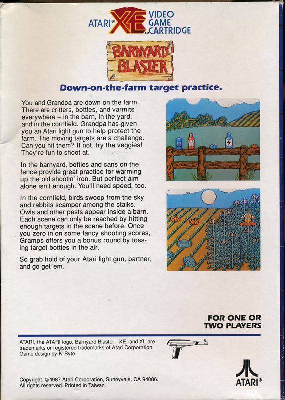 Barnyard Blaster cover or packaging material - MobyGames