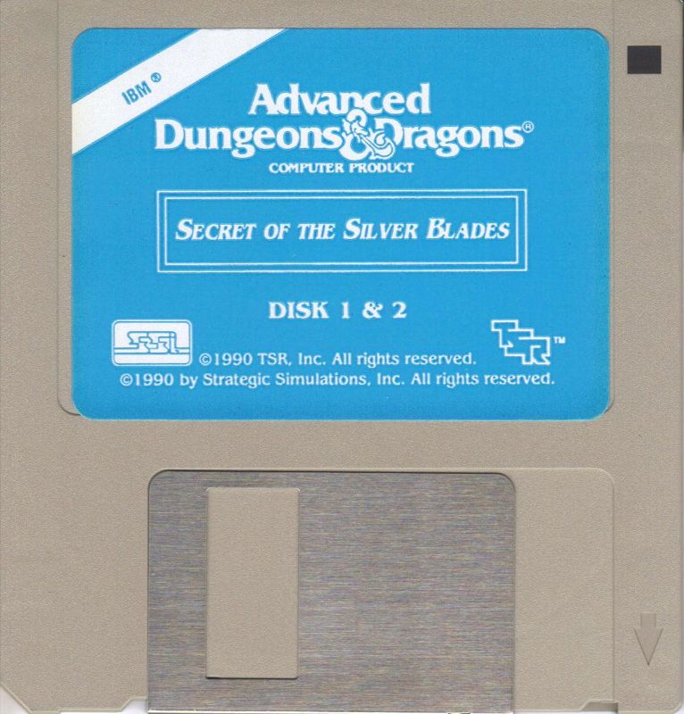 Secret of the Silver Blades cover or packaging material - MobyGames