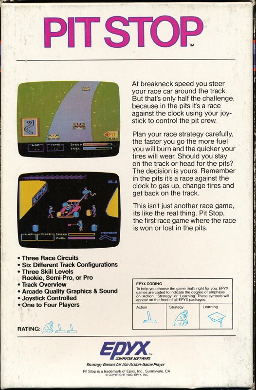 Pitstop cover or packaging material - MobyGames