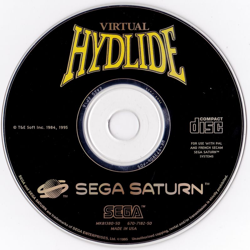 Virtual Hydlide cover or packaging material - MobyGames