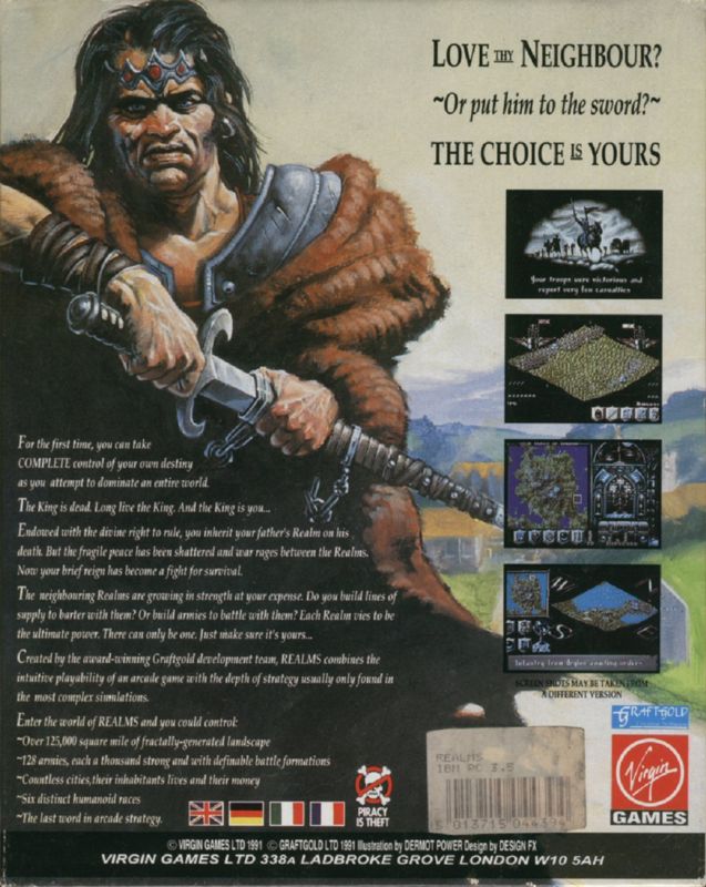 Realms cover or packaging material - MobyGames