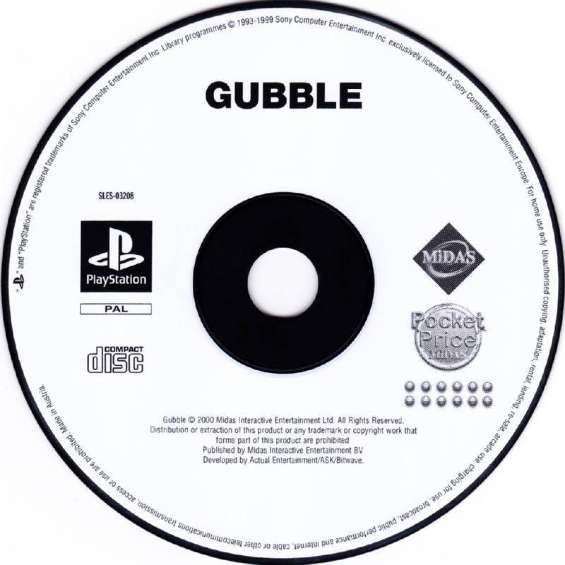 Gubble cover or packaging material - MobyGames