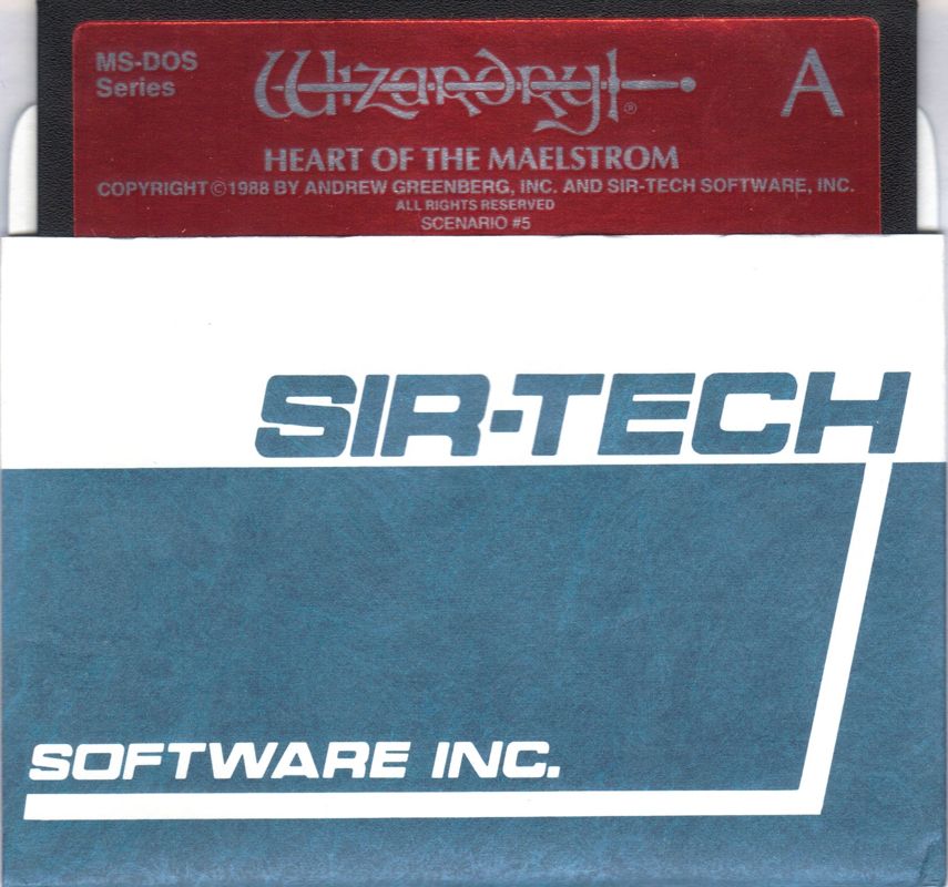 Wizardry V: Heart of the Maelstrom cover or packaging material - MobyGames