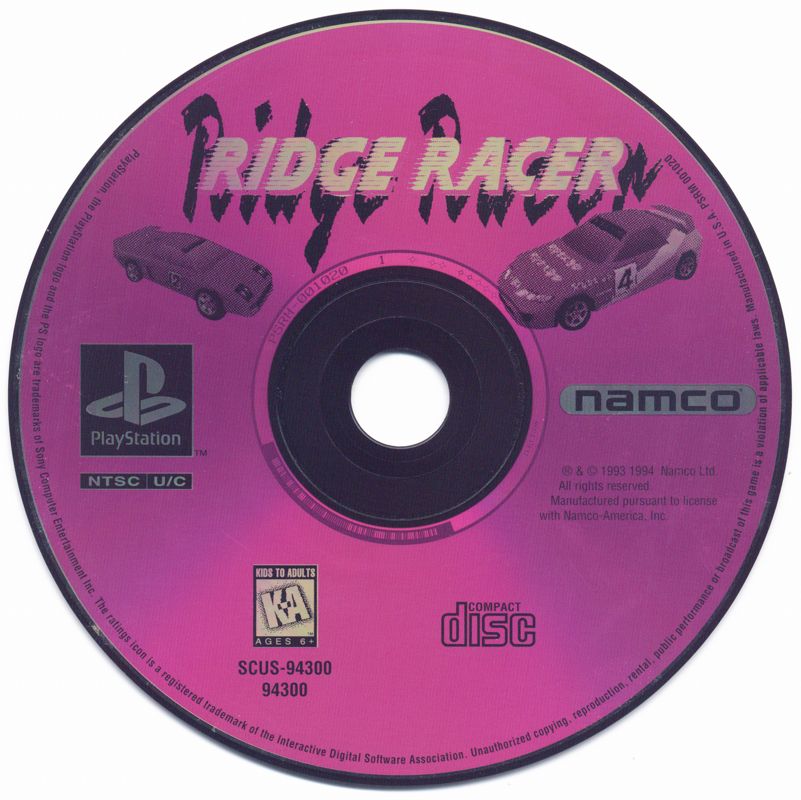 Ridge Racer cover or packaging material - MobyGames
