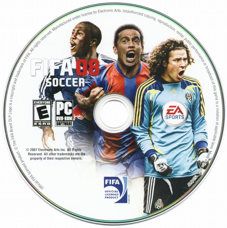 FIFA Soccer 08 cover or packaging material - MobyGames