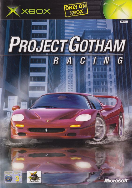 Project Gotham Racing cover or packaging material - MobyGames