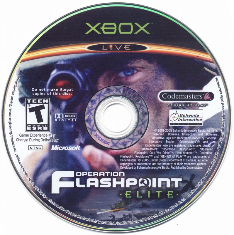 Operation Flashpoint: Elite cover or packaging material - MobyGames