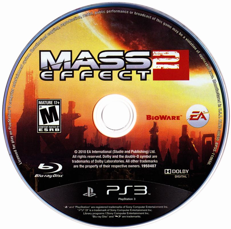 Mass Effect 2 cover or packaging material - MobyGames