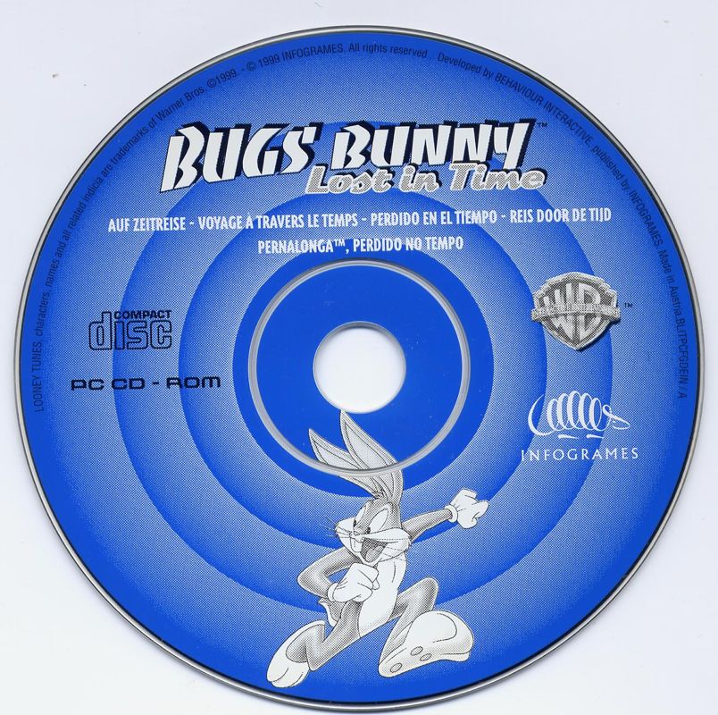 Bugs Bunny: Lost in Time cover or packaging material - MobyGames