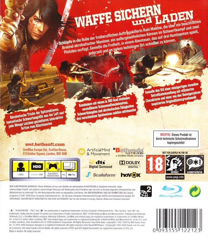 WET cover or packaging material - MobyGames