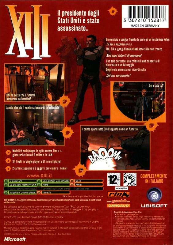 XIII cover or packaging material - MobyGames