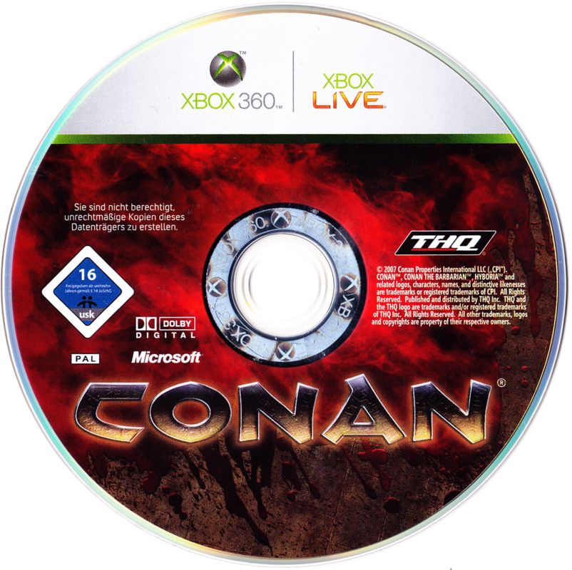Conan cover or packaging material - MobyGames