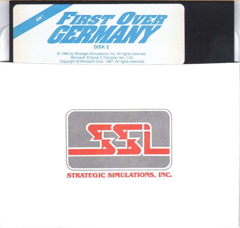 First Over Germany cover or packaging material - MobyGames