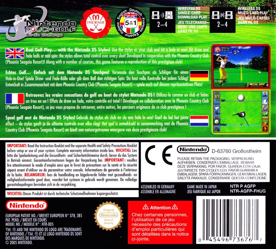 True Swing Golf cover or packaging material - MobyGames