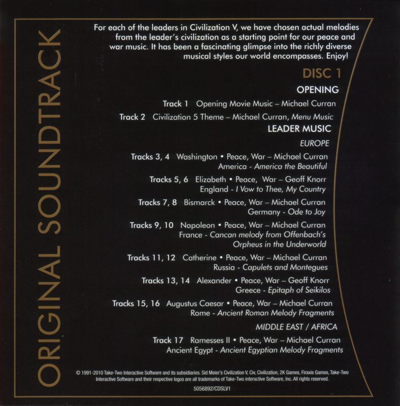 Sid Meier's Civilization V (Special Edition) cover or packaging ...