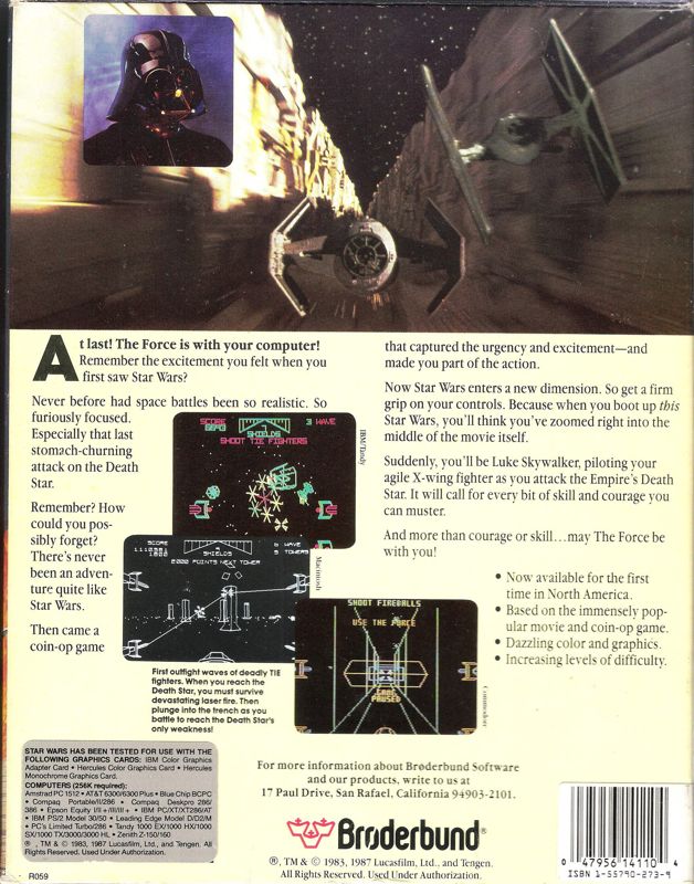 Star Wars cover or packaging material - MobyGames