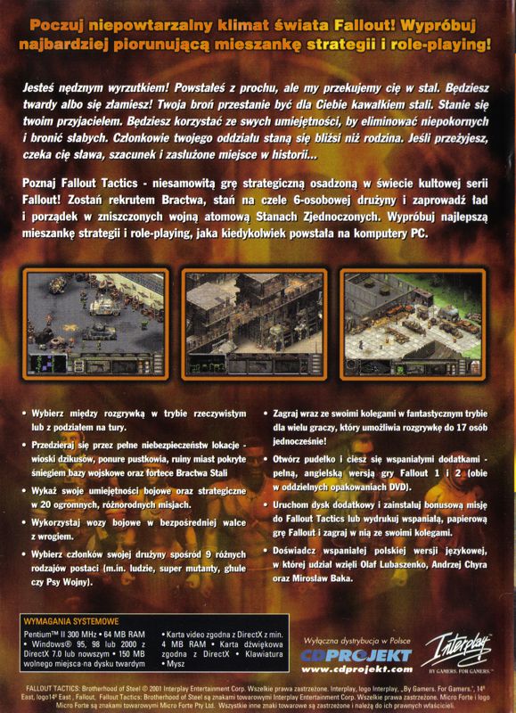 Fallout Tactics: Postnuklearna Gra Taktyczna cover or packaging ...