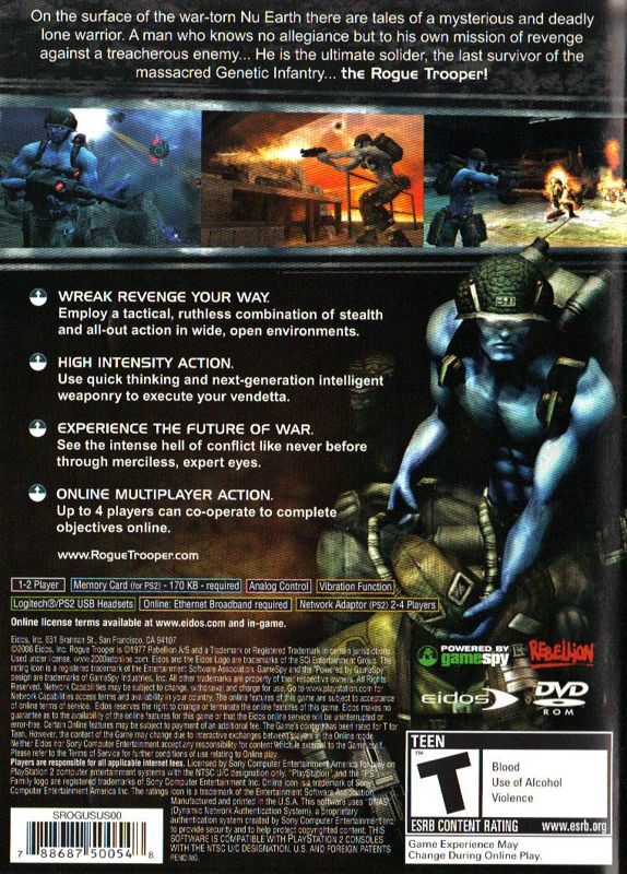 Rogue Trooper cover or packaging material - MobyGames