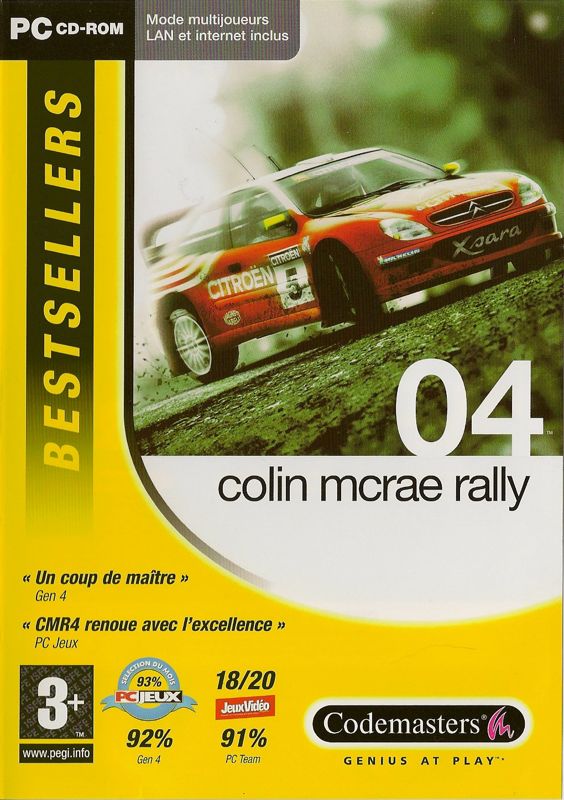 Colin McRae Rally 04 cover or packaging material - MobyGames