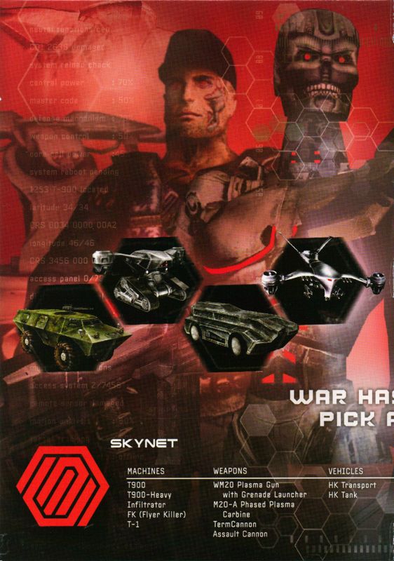 Terminator 3: War of the Machines cover or packaging material - MobyGames