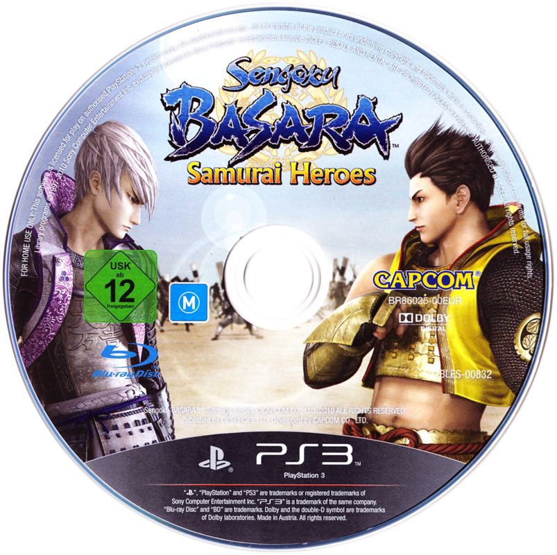 Sengoku Basara: Samurai Heroes cover or packaging material - MobyGames